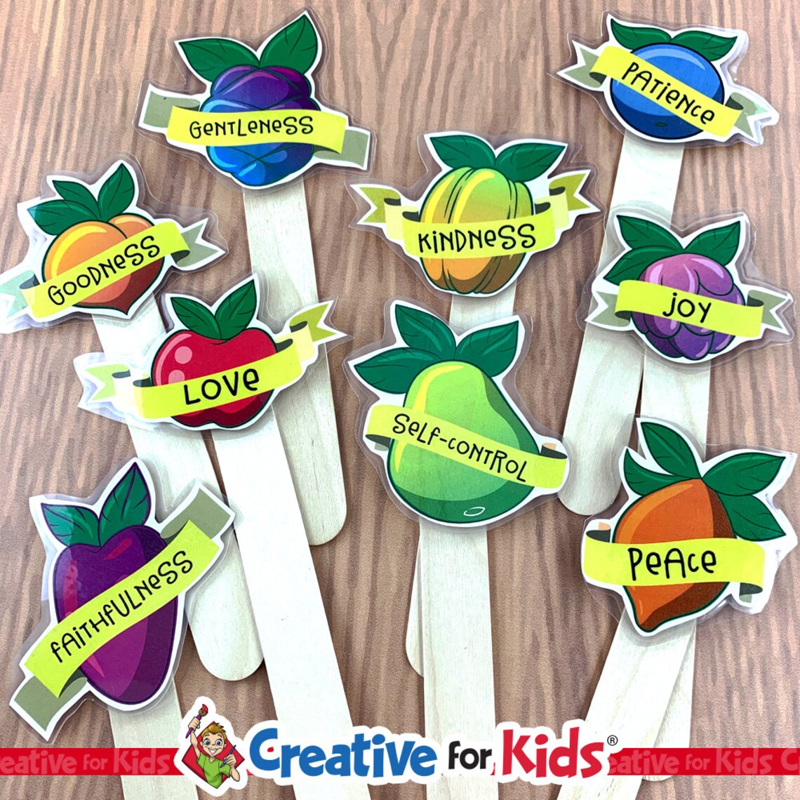 3 Fruit of the Spirit Bible Activities Sunday School Craft - Etsy