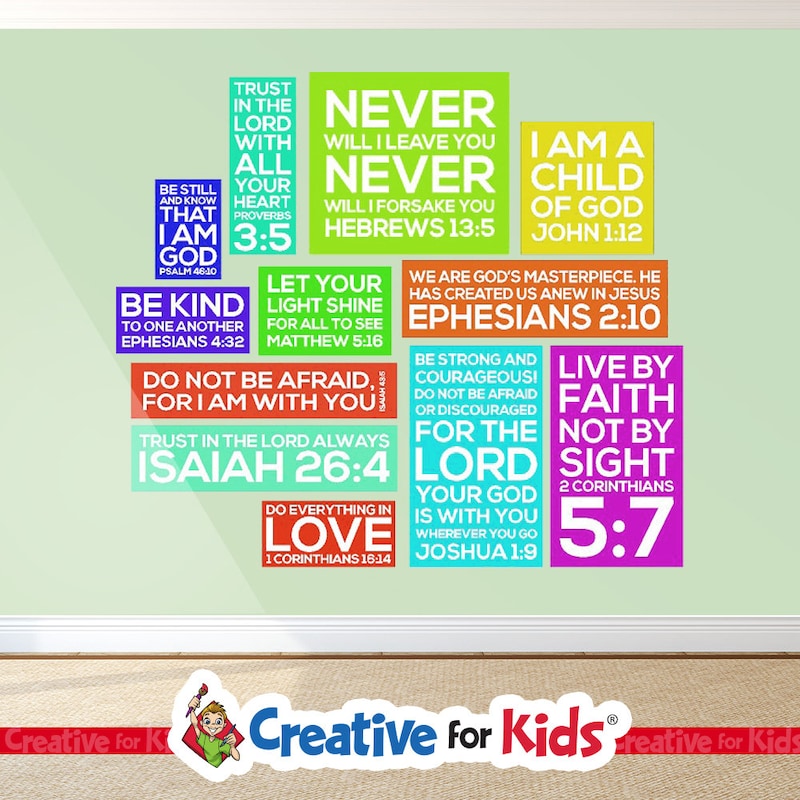 Scripture Wall Decal - Etsy