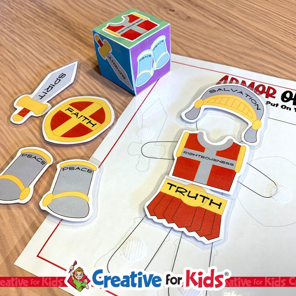Armor of God Game Sunday School Craft Bible Printable Sword - Etsy
