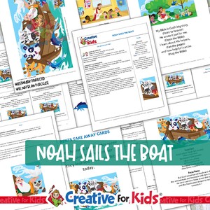 4 Noah Preschool Bible Lessons, Sunday School Lesson, Bible Lesson ...
