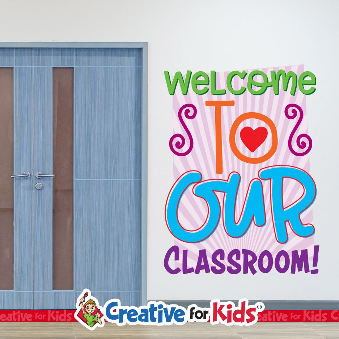 Sunday School Decal, Welcome to Our Classroom, Sunday School Room, Kids ...