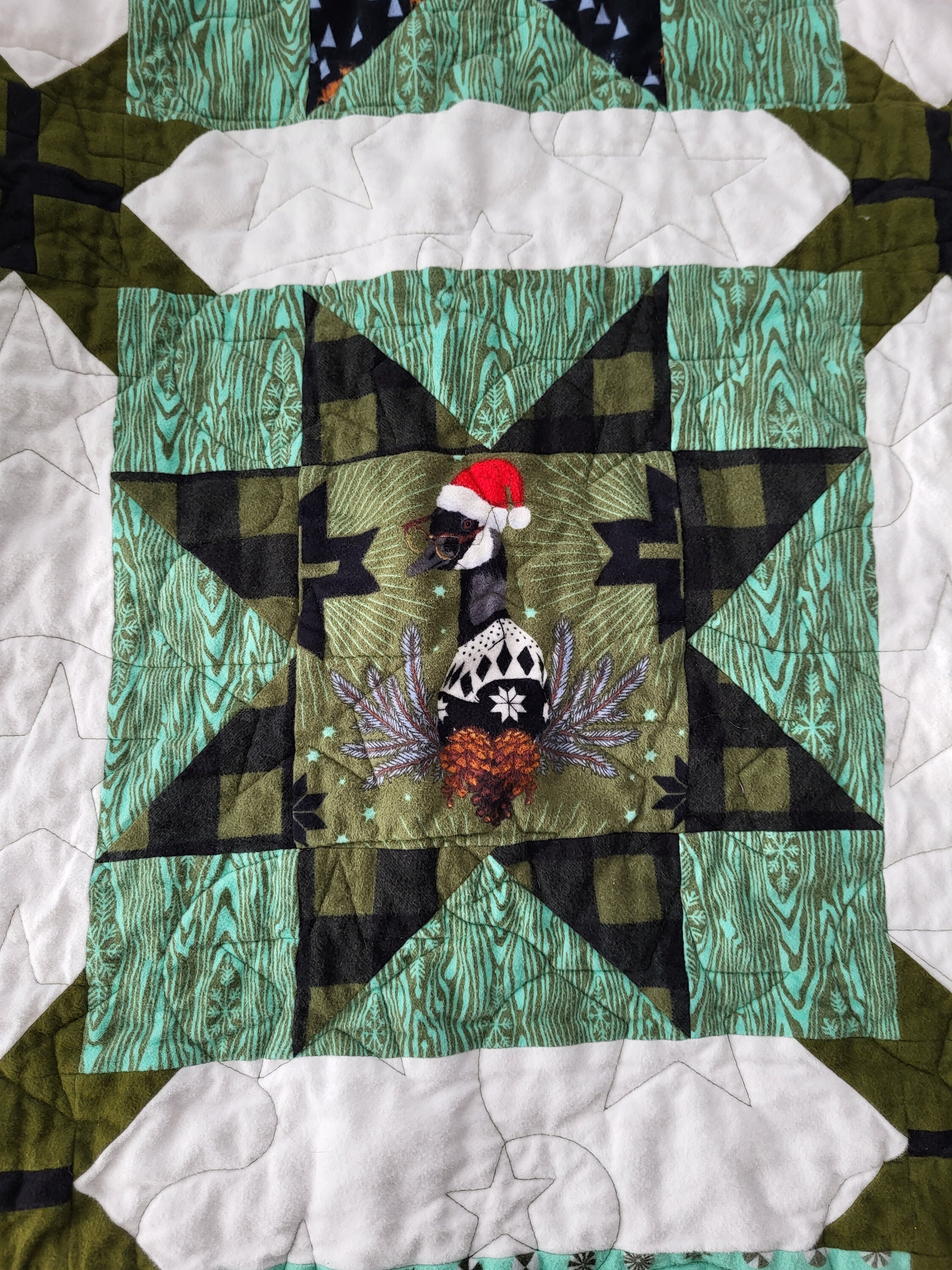 Tula Pink Holidays With the Homies Quilt Featuring Buck, Buck Goose - Etsy