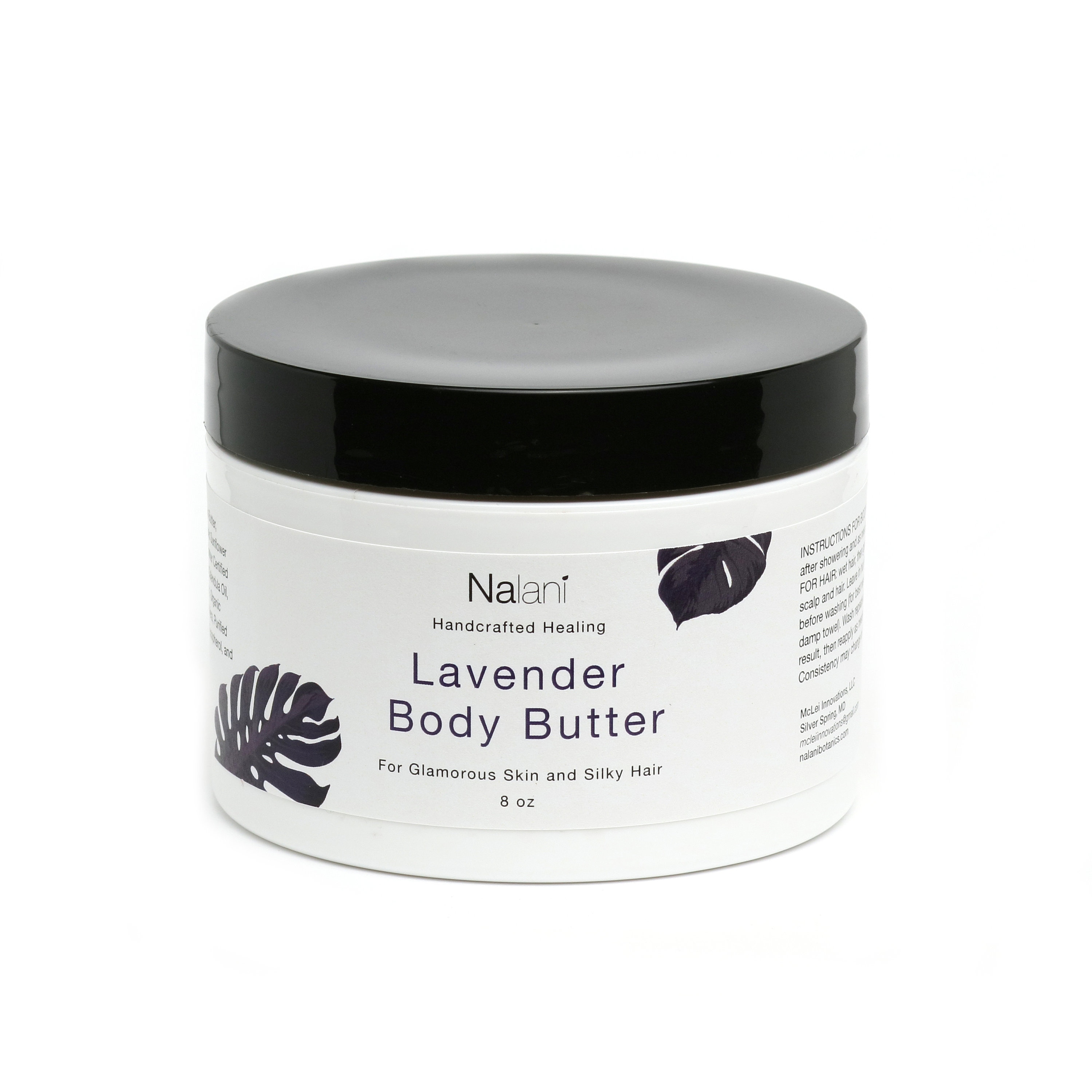 All Natural Lavender Body Butter, Certified Organic, Lavender Body ...