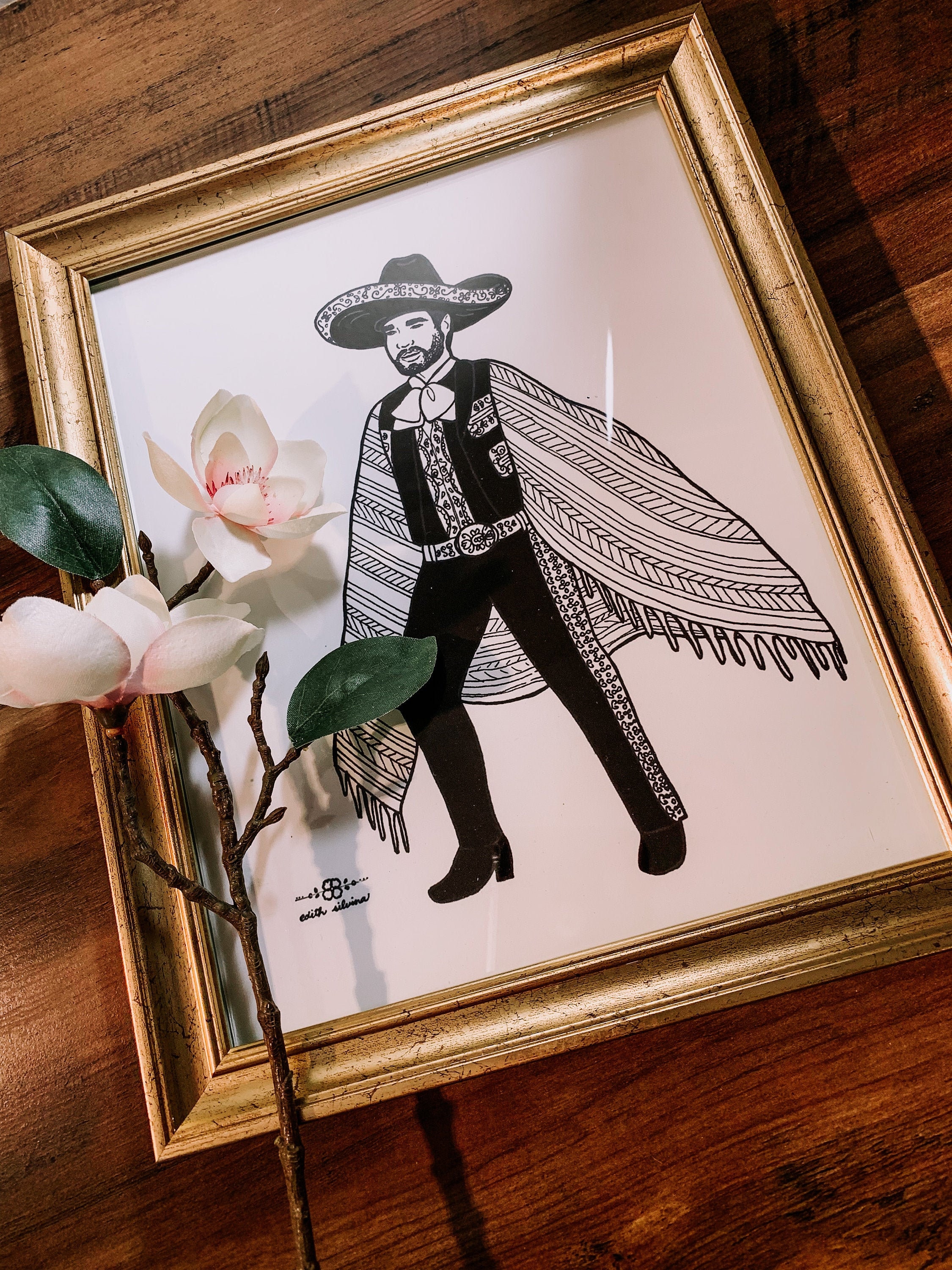Charro Dancer jalisco Art Print for Mexican Independence - Etsy UK