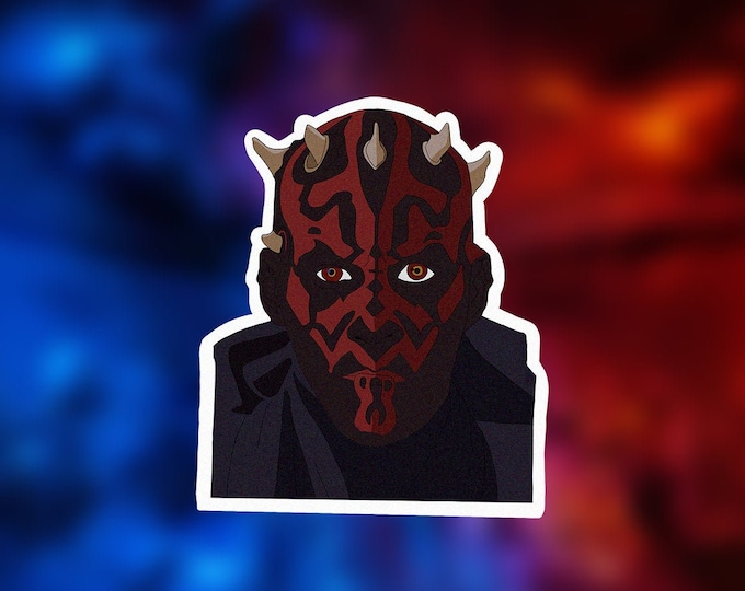 Darth Maul Sticker - Etsy