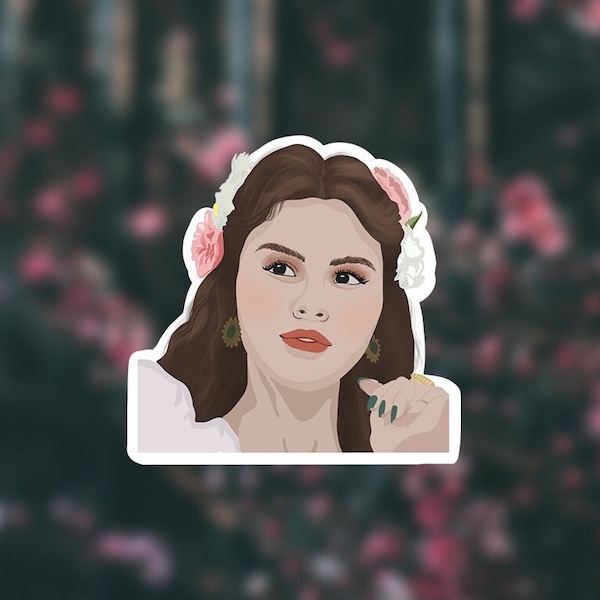 Selena Gomez Sticker - Etsy