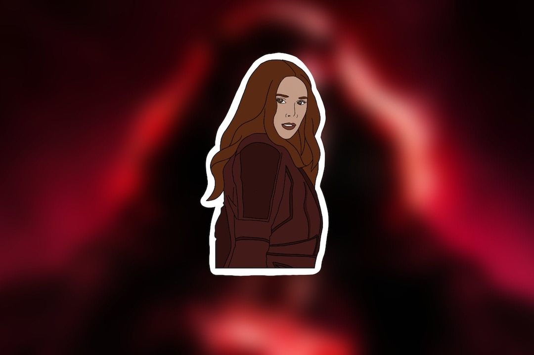 Wanda Maximoff Sticker - Etsy