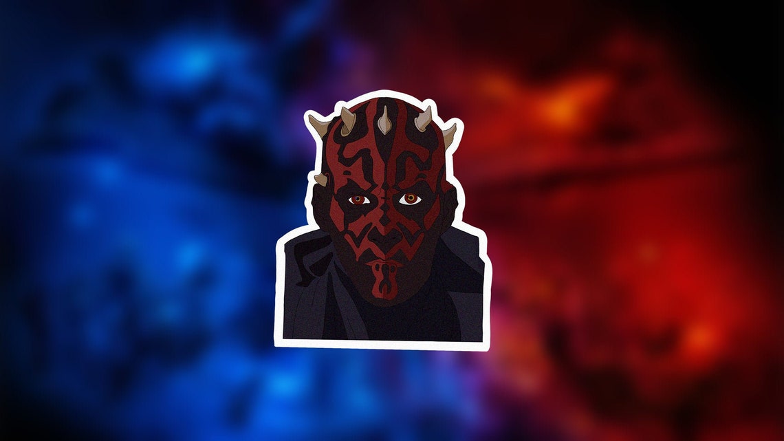 Darth Maul Sticker - Etsy