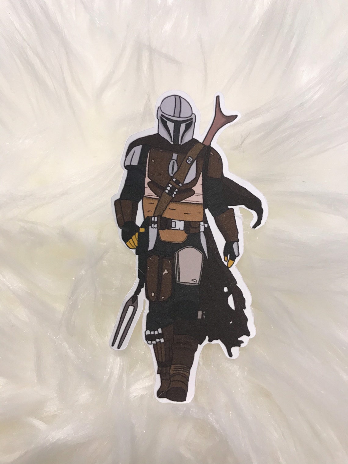 Mandalorian Sticker - Etsy