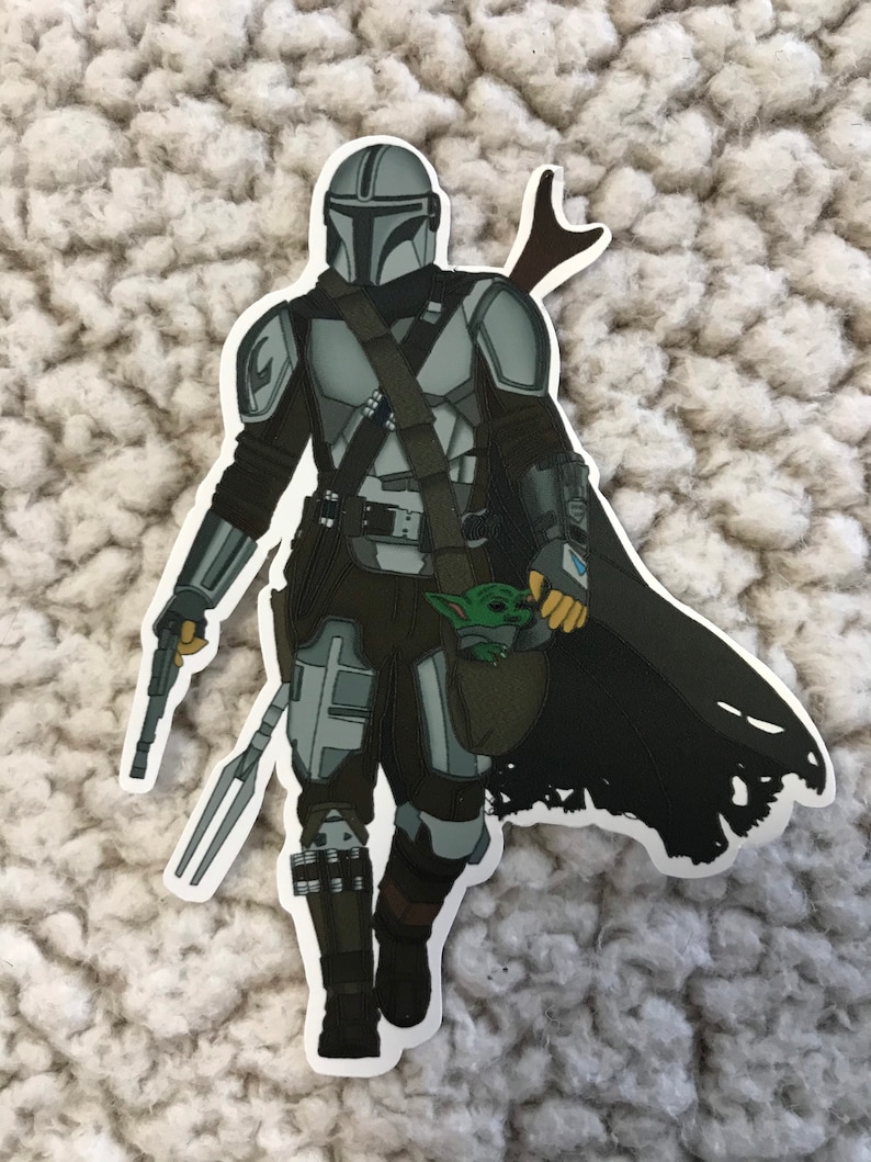 Mandalorian Sticker - Etsy
