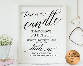 Baby shower candle | Etsy