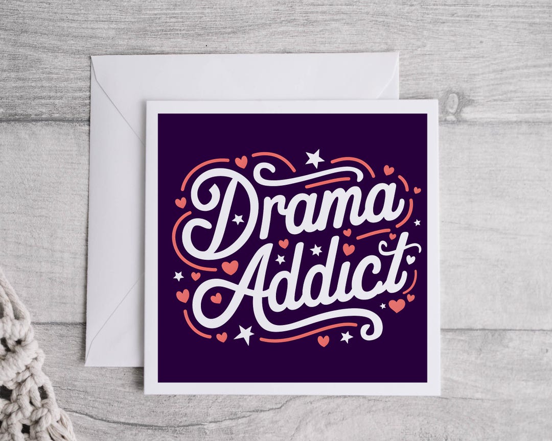 Drama Addict, Theatre Card, Actor, Theater Card, Stage Manager Card ...