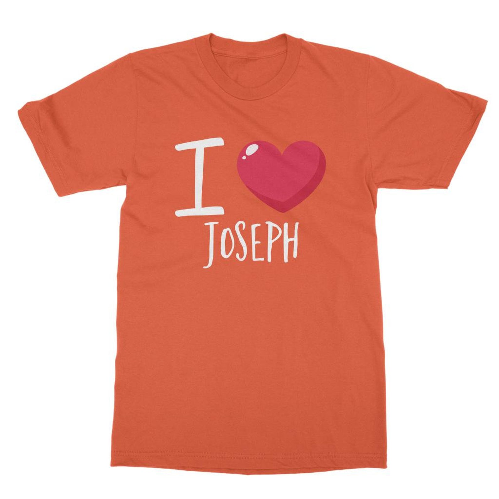 I Love Joseph Classic Adult T-shirt - Etsy