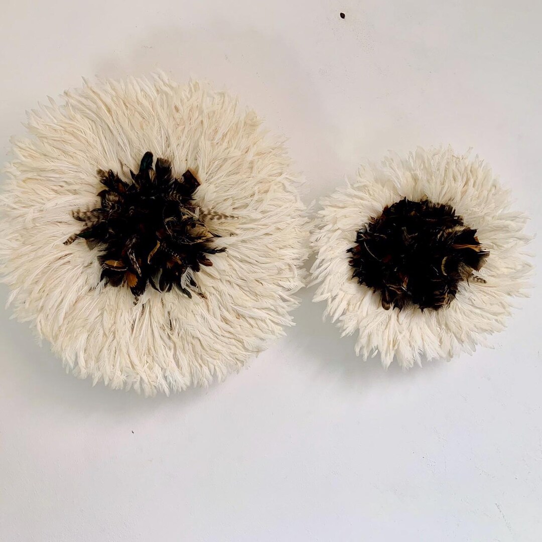 Juju Hat Mother and Kid Room Decor Set, Cream Brown Jujuhat Wall Decor ...