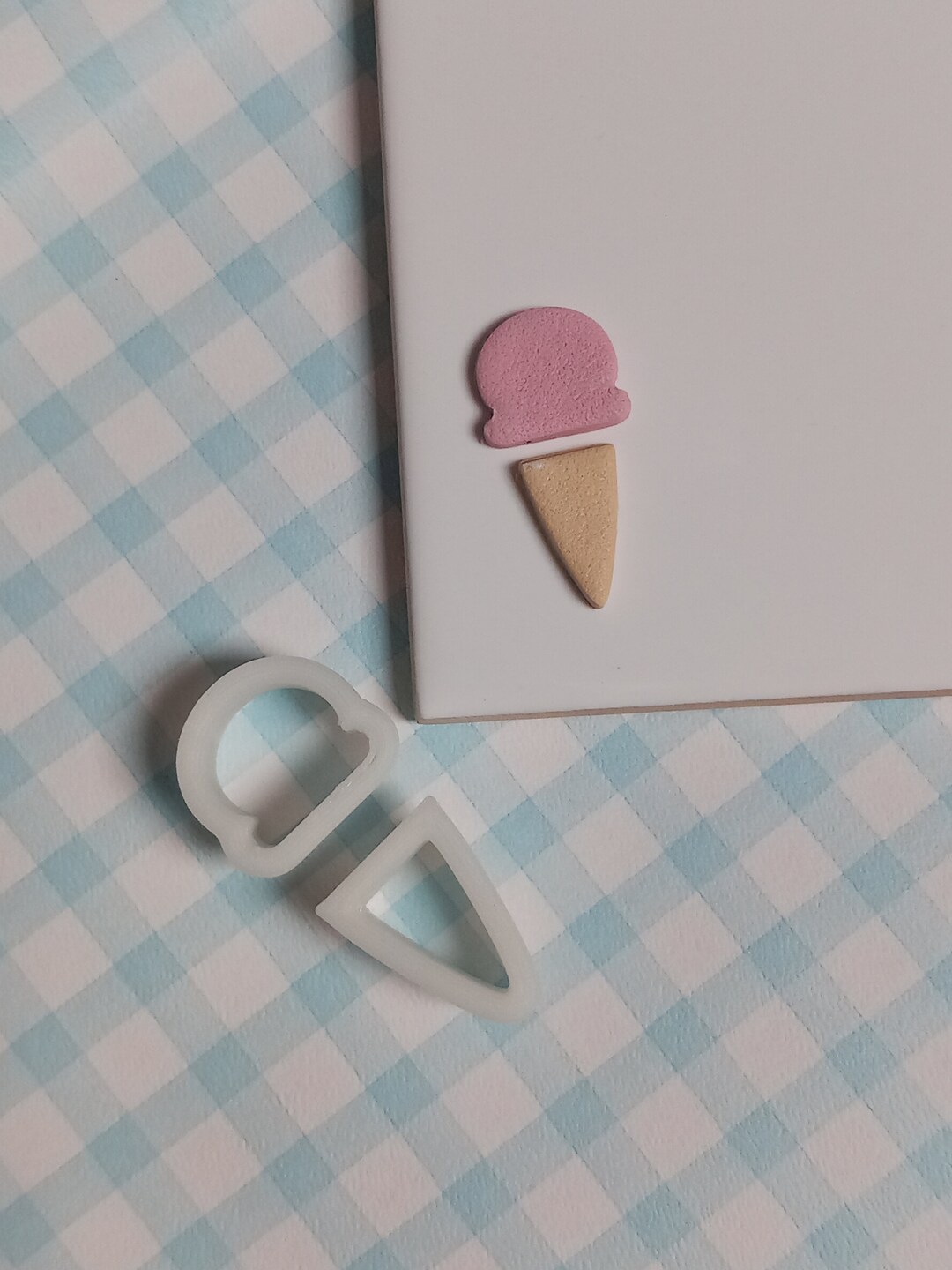 Ice Cream Cone Shaped Polymer Clay Cutter - Etsy