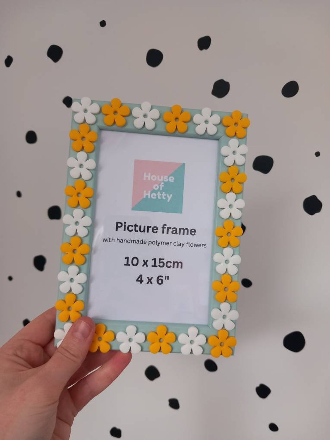 Small Picture Frame Daisy Picture Frame Photo Frame Floral Picture ...