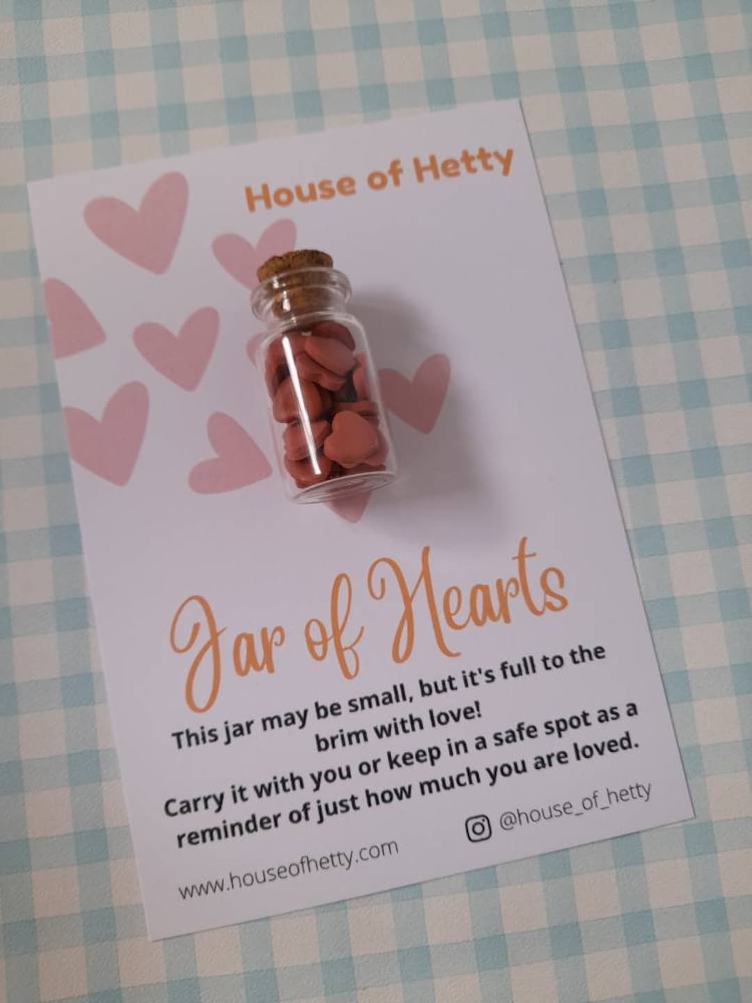 Jar of Hearts - Valentines Gift - Loved Gifts - Worry Crystal Jar ...