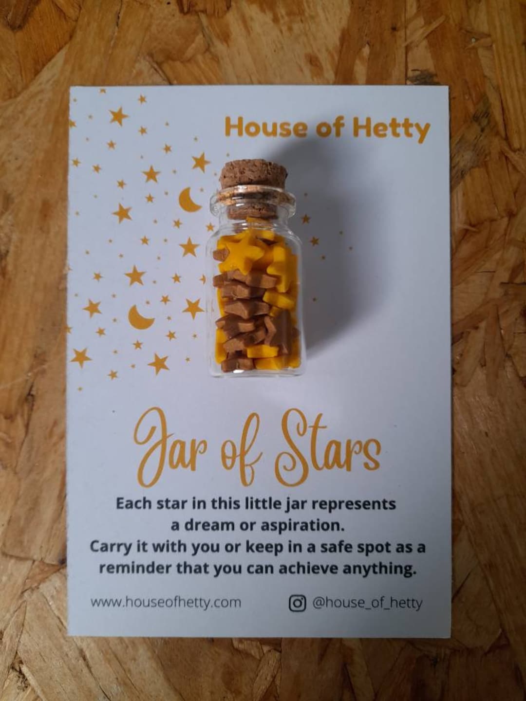 Jar of Stars: Polymer Clay Dream Aspiration Gift - Etsy