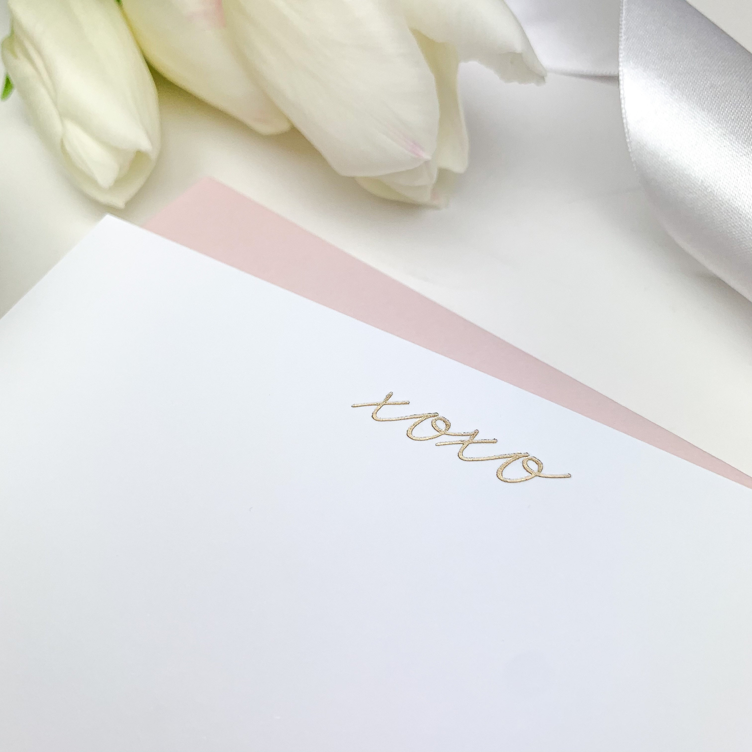 Luxury Notecard Set Embossed Gold Hot Foil Note Cards Luxury XOXO ...