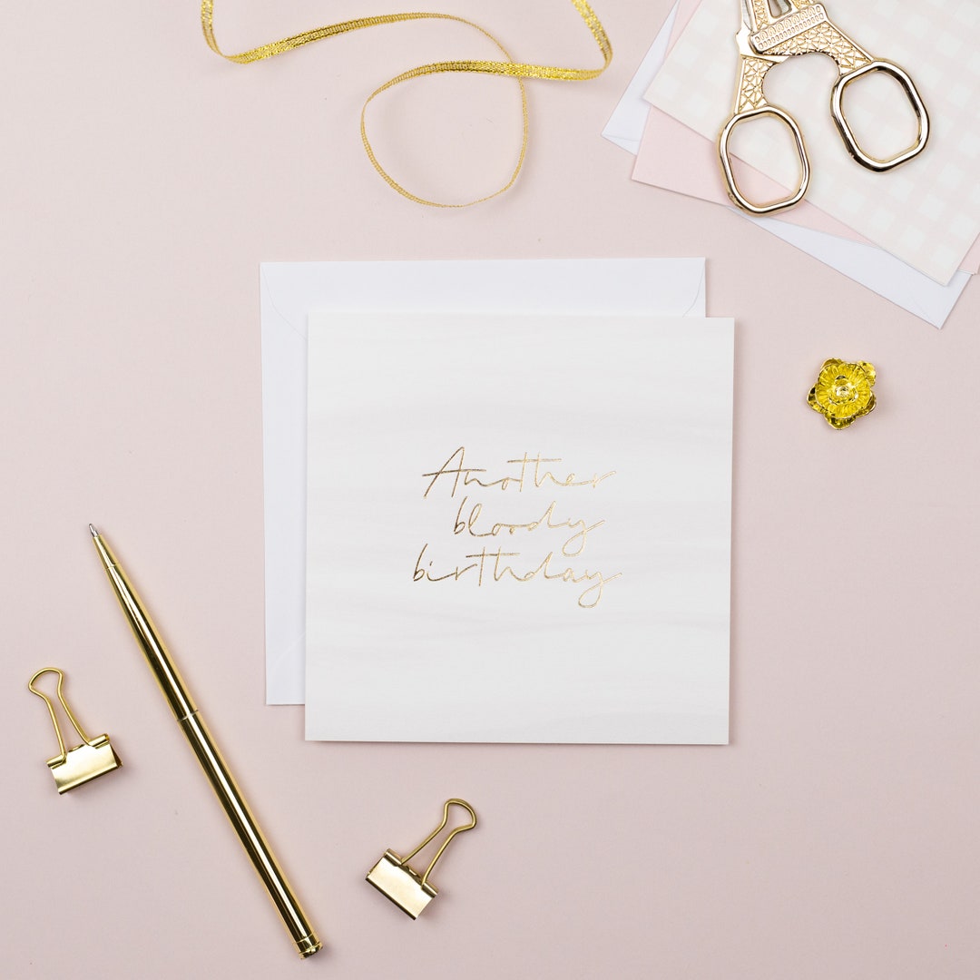 Another Bloody Birthday Greeting Card Sassy Birthday Card Funny ...