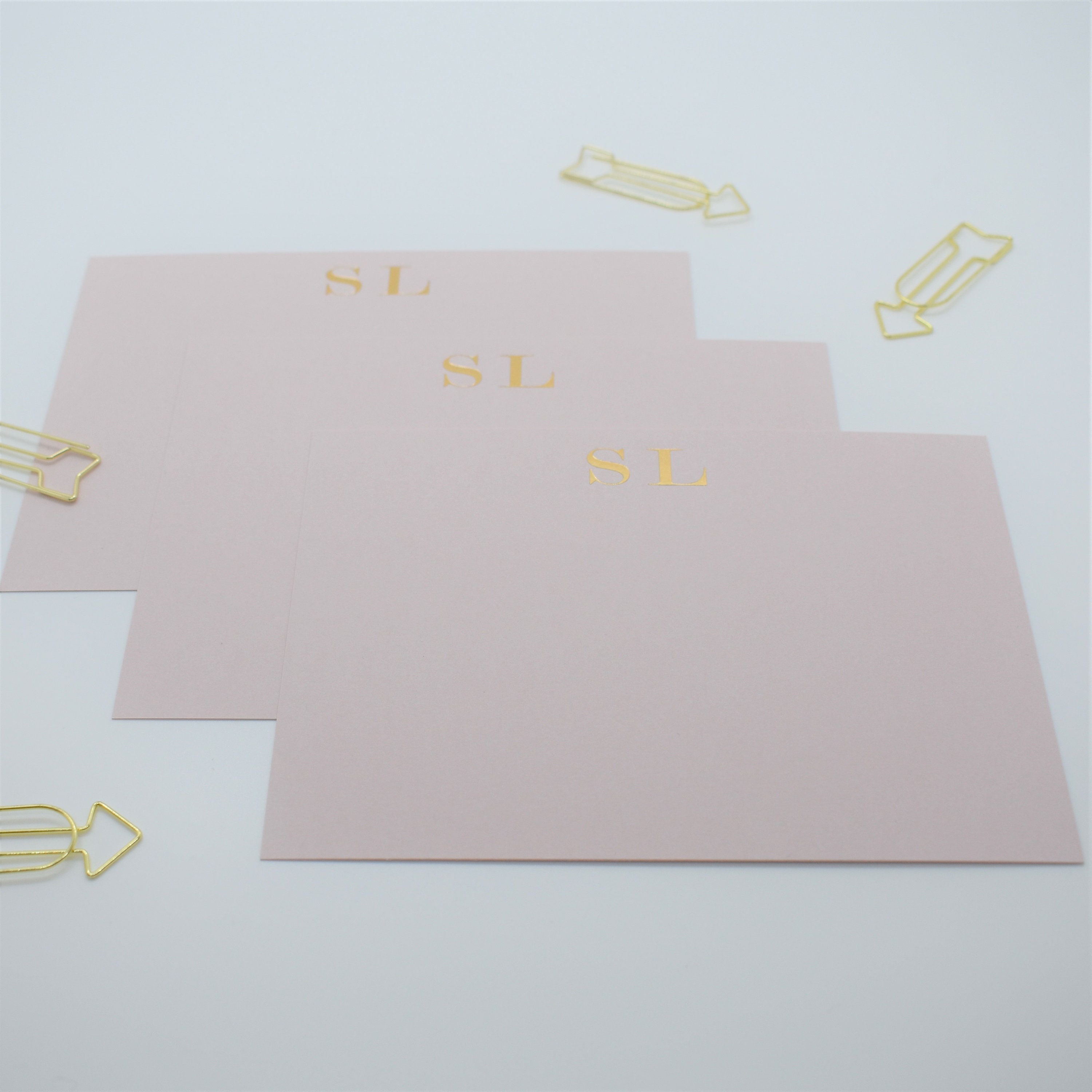 Personalised Initial Notecards Wedding Gift Wedding Stationery ...