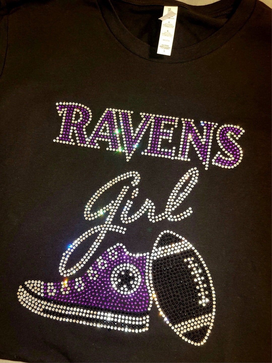 Ravens Bling Tshirt - Etsy