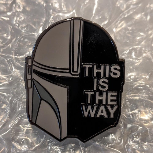 The Mandalorian Hard Enamel Pin This is the Way Star Wars - Etsy