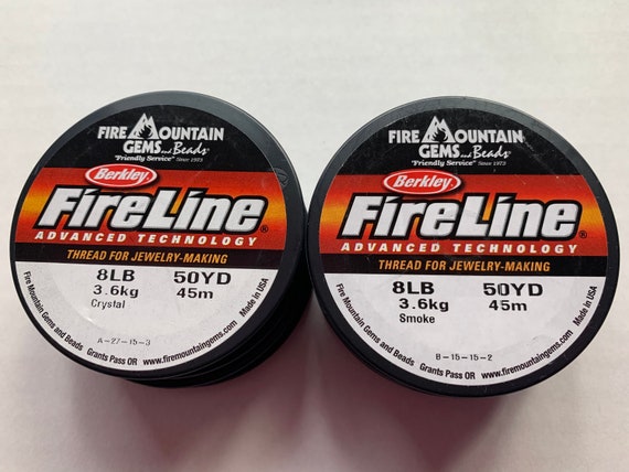 Fireline White 6lb. 50 yard bobine Beading Thread | Etsy
