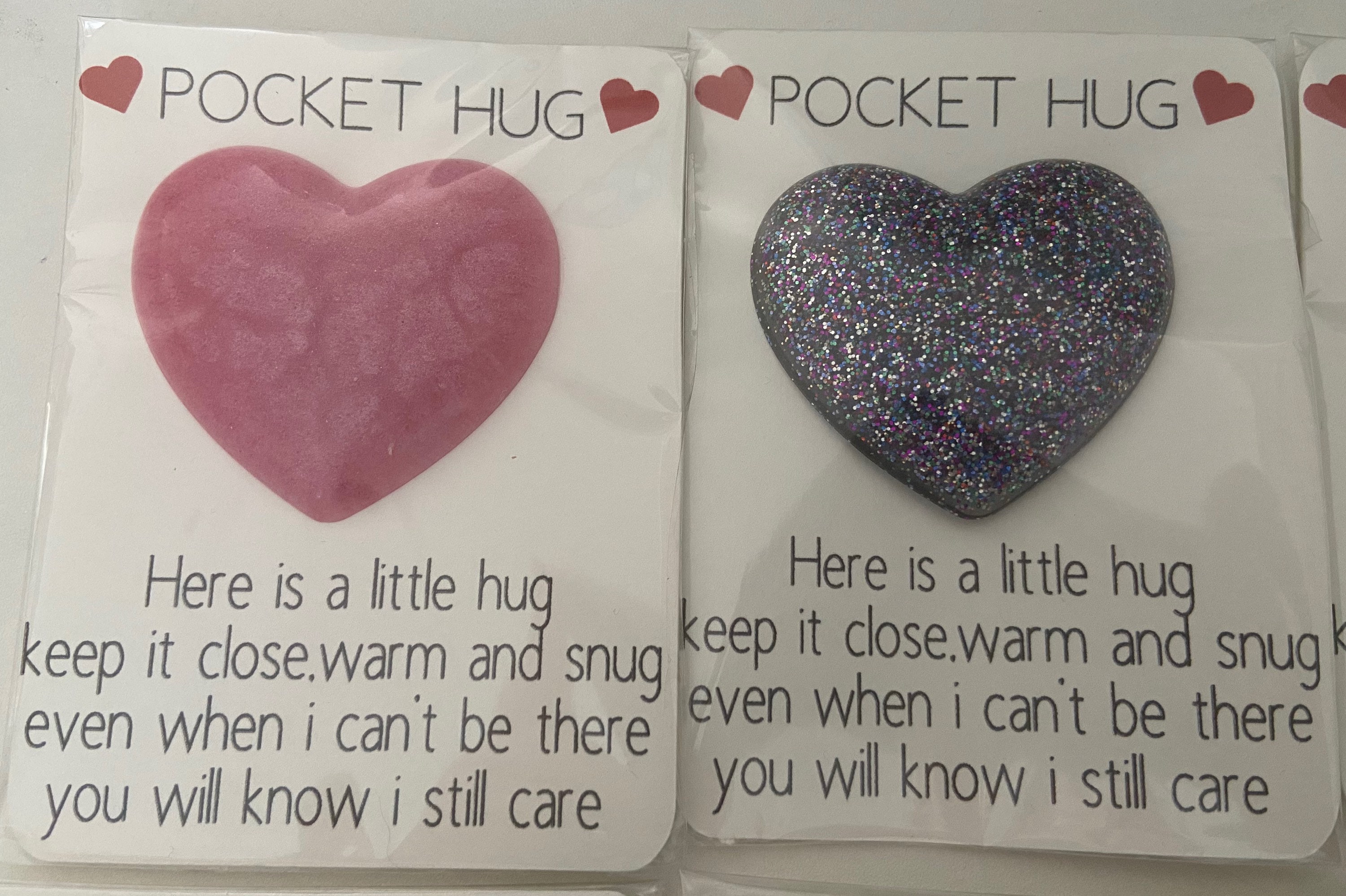 Pocket Hugs Resin Many Colours to Choose From Love Hug | Etsy