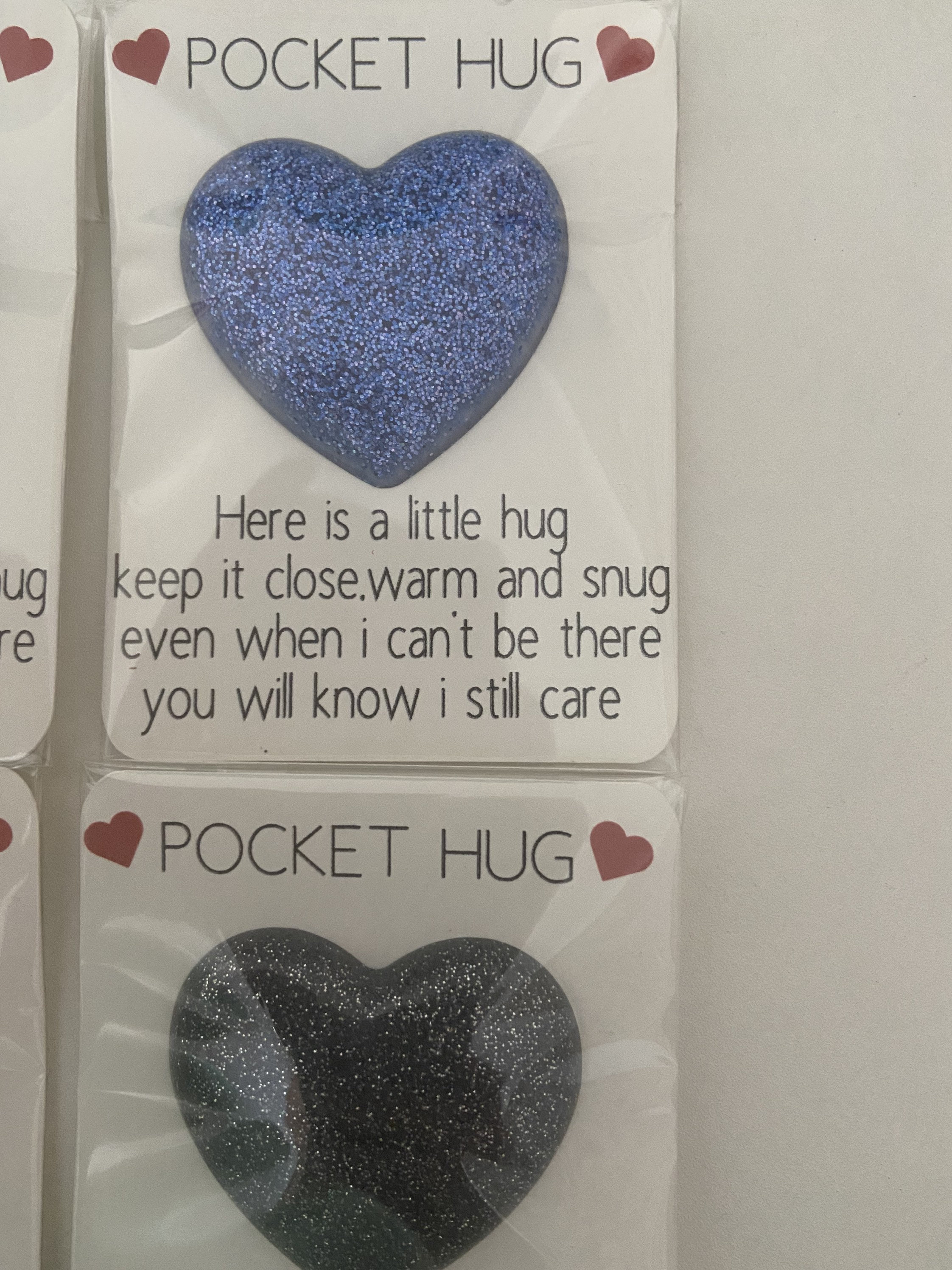Pocket Hugs Resin Many Colours to Choose From Love Hug - Etsy UK