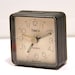 Ultra Rare TIMEX Travel Small Square Quartz Alarm Clock Made in W ...