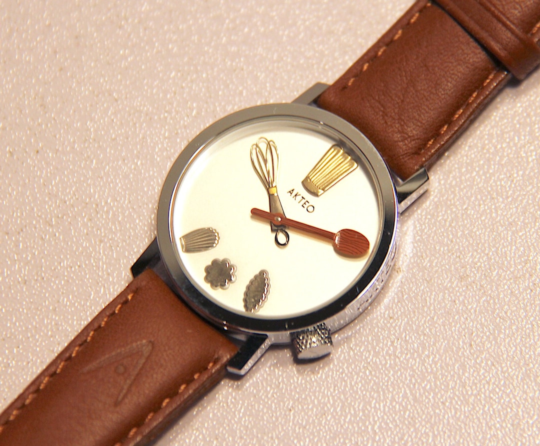 AKTEO Kitchen Utensil Food Themed Watch - Etsy