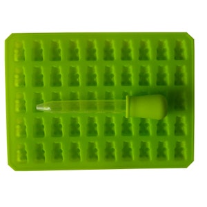 Snakes Worms and Gummy Bears Silicone Mold Chocolate Molds Jelly Mould ...