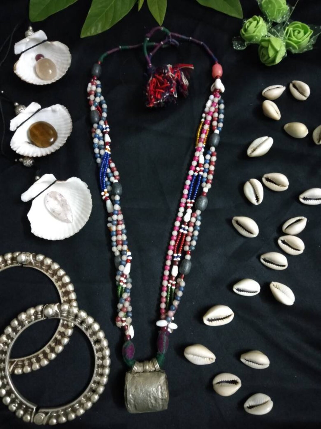 Tabij Rajasthani Bead Necklace/ Gypsy Tribal Necklace/ Ethnic - Etsy UK