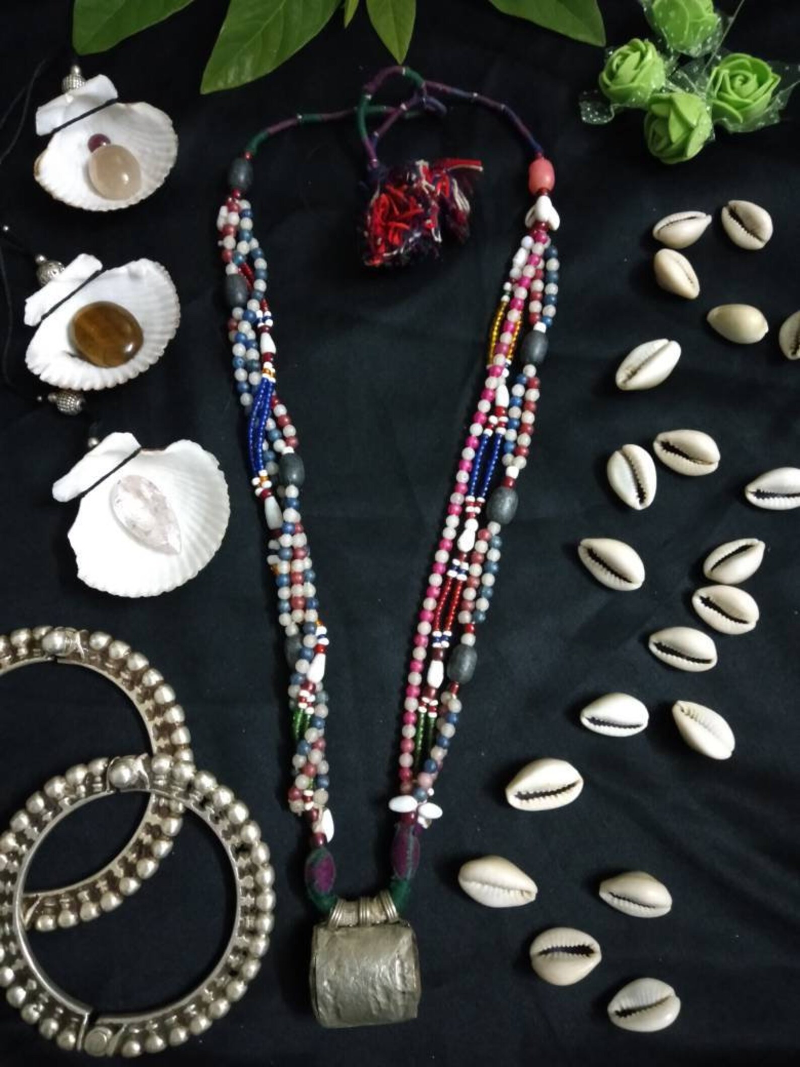 Tabij Rajasthani Bead Necklace/ Gypsy Tribal Necklace/ Ethnic - Etsy UK