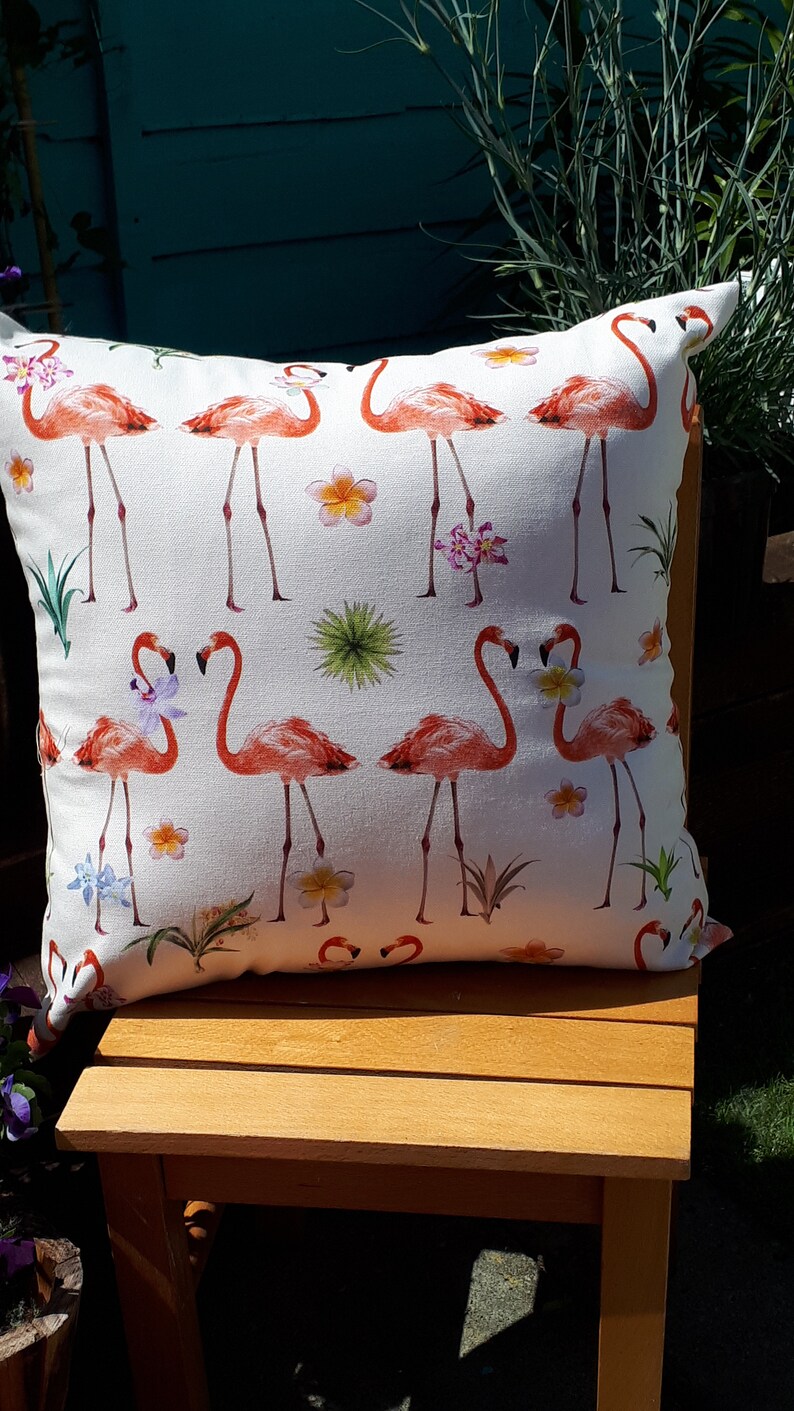 Flamingo Cushion Cover Pink Flamingo Throw Pillow Flamingo | Etsy