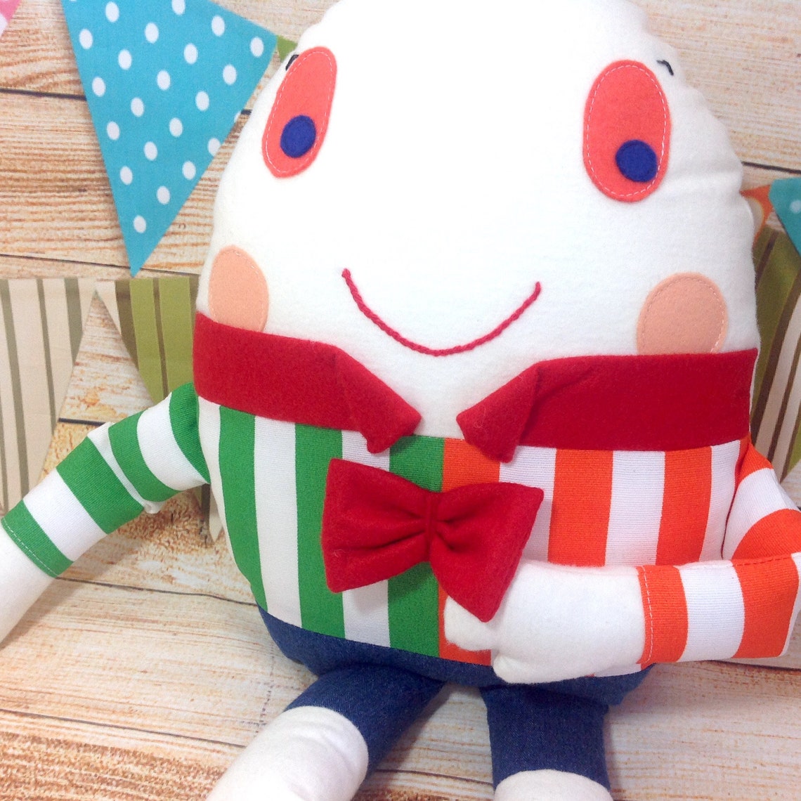 Humpty Dumpty Soft Toy, Traditional Toy, Nursery Rhymes Egg Doll, Story ...