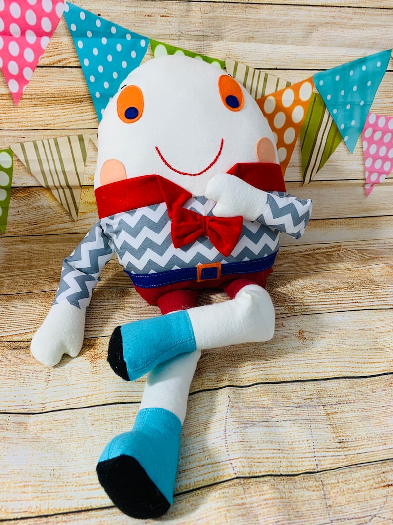 Humpty Dumpty Soft Toy, Traditional Toy, Nursery Rhymes Egg Doll, Story ...