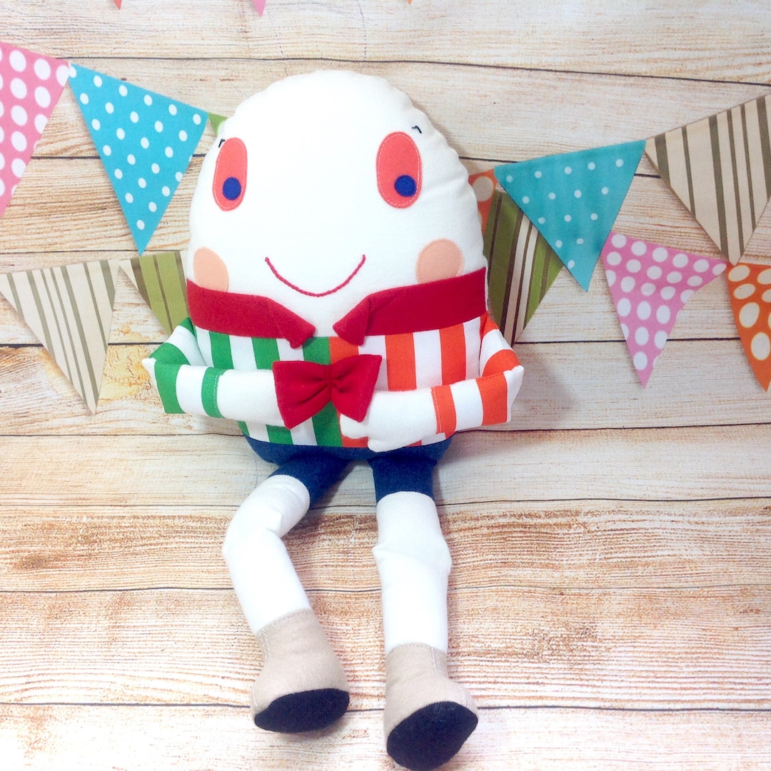 Humpty Dumpty Soft Toy, Traditional Toy, Nursery Rhymes Egg Doll, Story ...