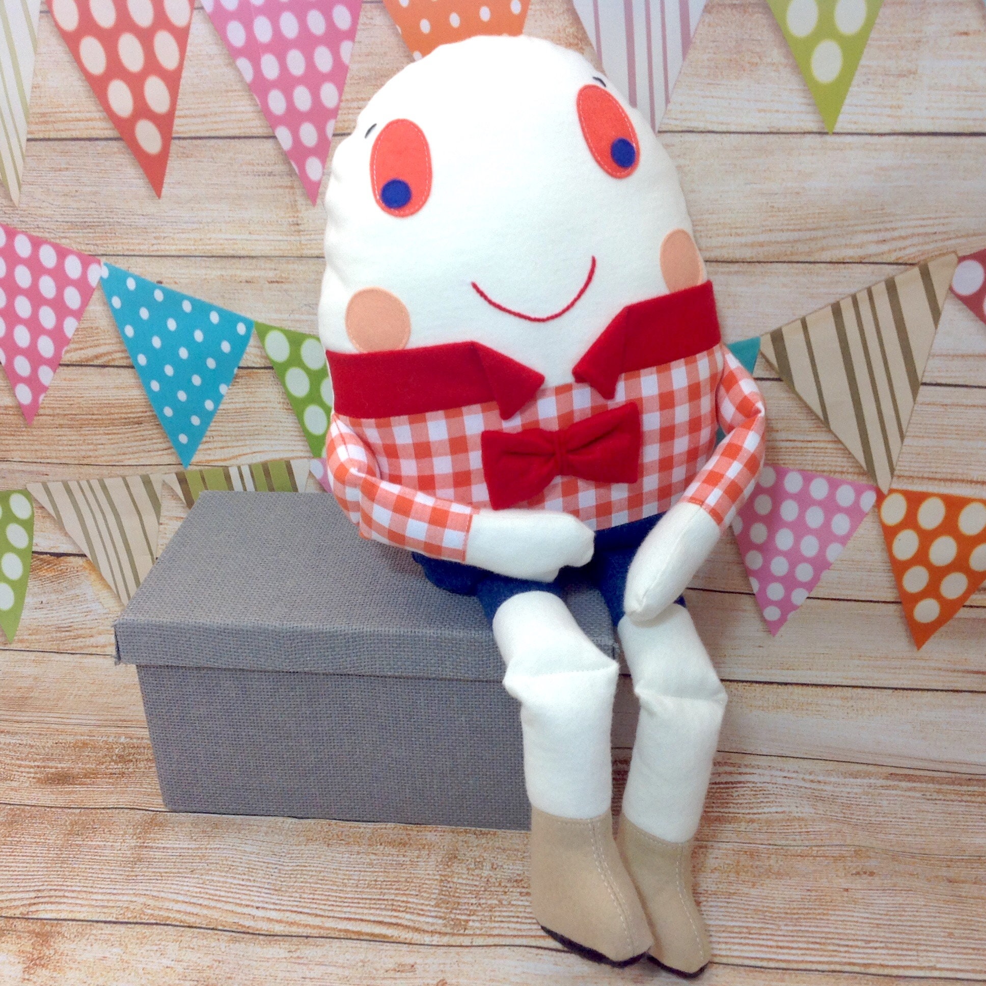 Humpty Dumpty Stuffed Toy Nursery Rhyme Toy Handmade Doll | Etsy