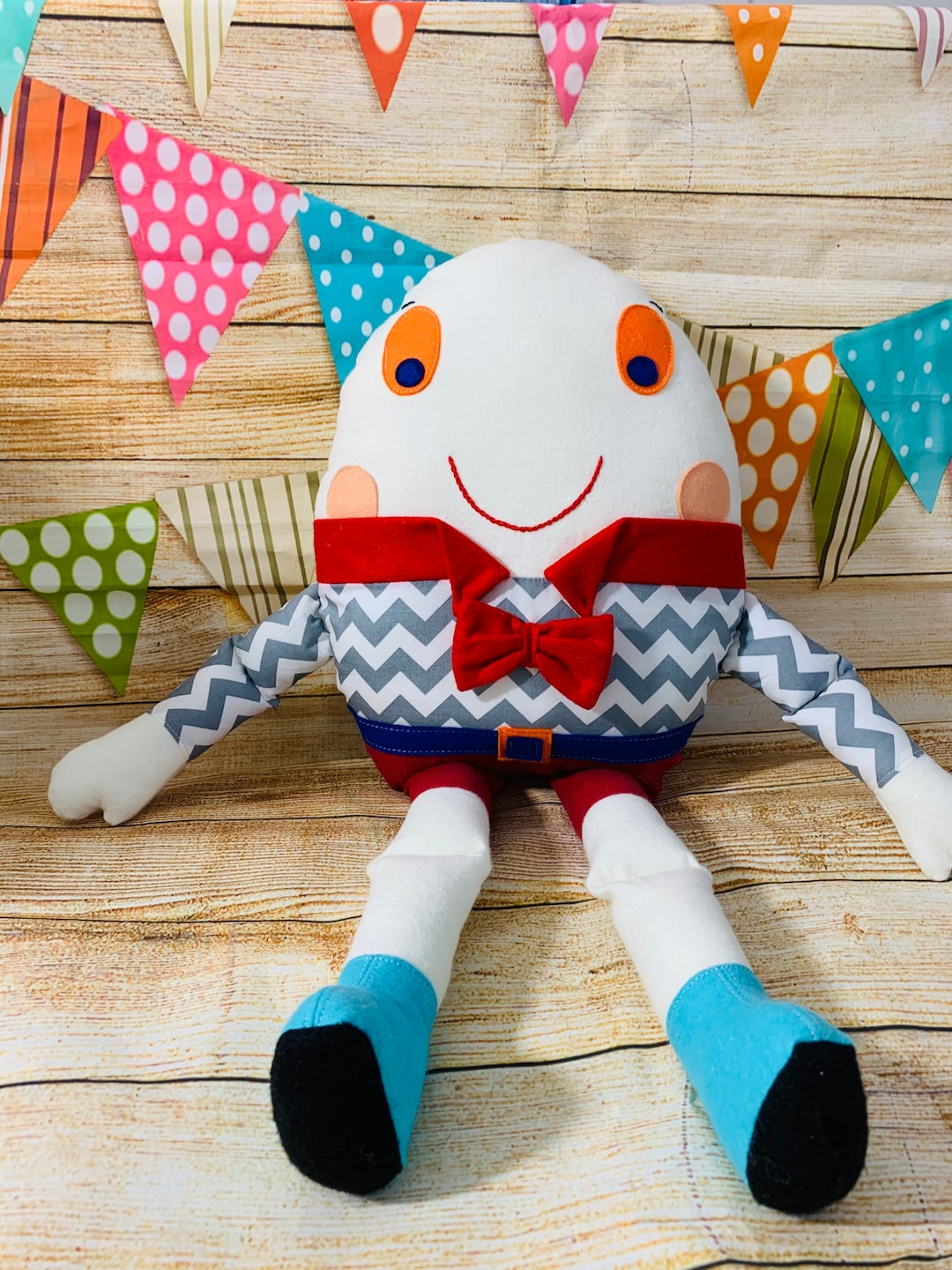 Humpty Dumpty Soft Toy, Traditional Toy, Nursery Rhymes Egg Doll, Story ...