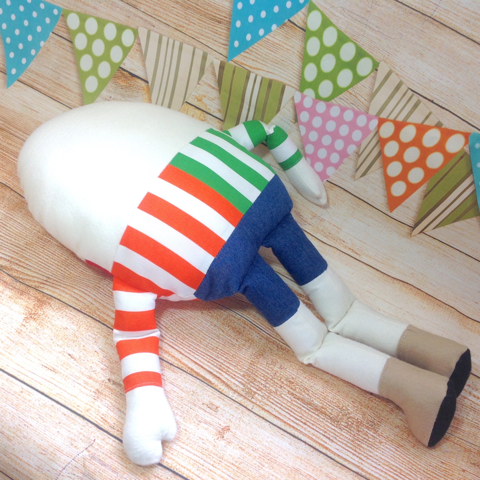 Humpty Dumpty Soft Toy, Traditional Toy, Nursery Rhymes Egg Doll, Story ...