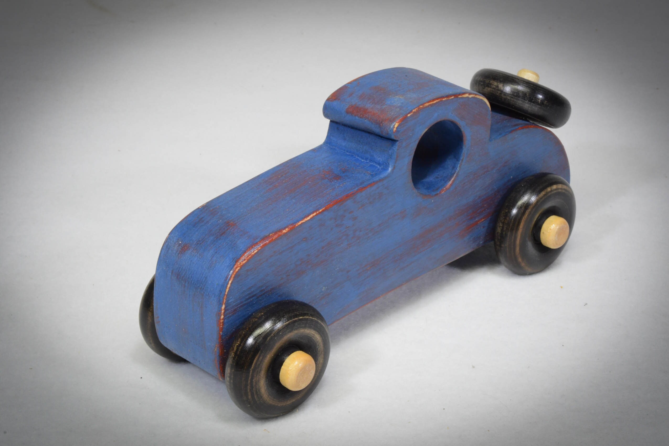 Hand Crafted Custom Wooden Toy Car, Vintage Stressed look, Americana ...