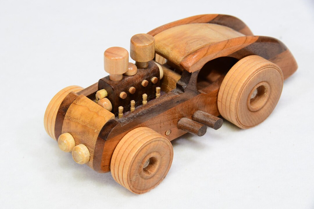 Hot Rod, Wooden Toy, Pretend Play, Toy Car, Toy Hot Rod - Etsy