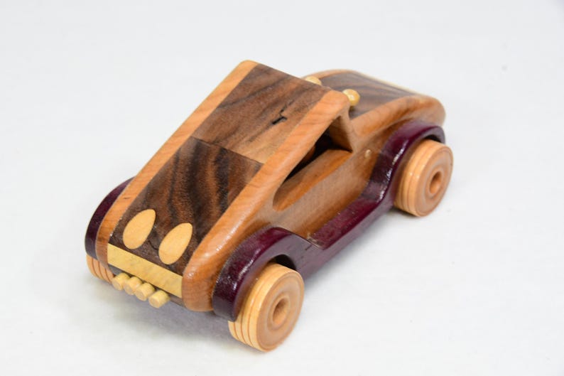 Hot Rod, Wooden Toy, Pretend Play, Toy Car, Toy Hot Rod - Etsy