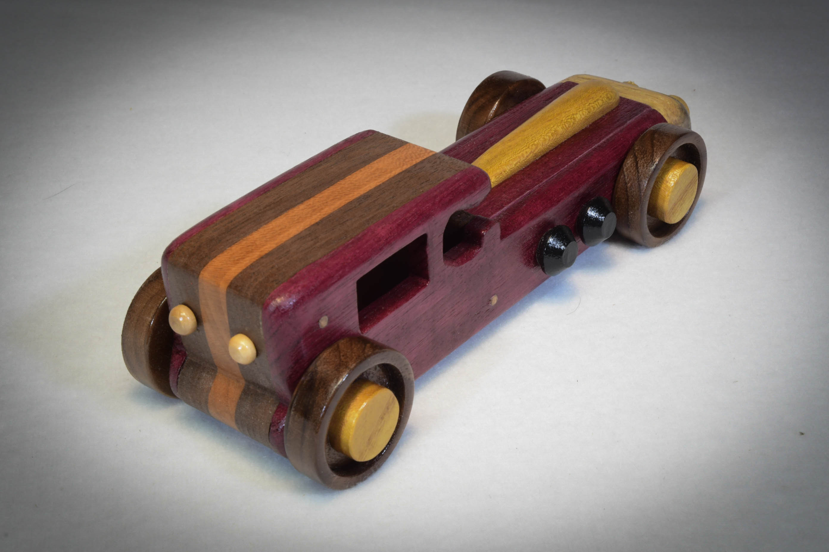 Wooden Toy Hot Rod / Handcrafted / Natural Materials, Perfect for ...