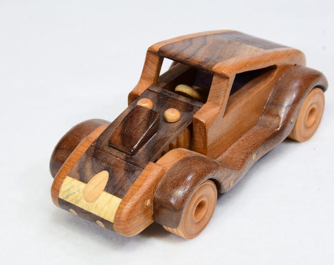 Hot Rod, Wooden Toy, Pretend Play, Toy Car, Toy Hot Rod - Etsy