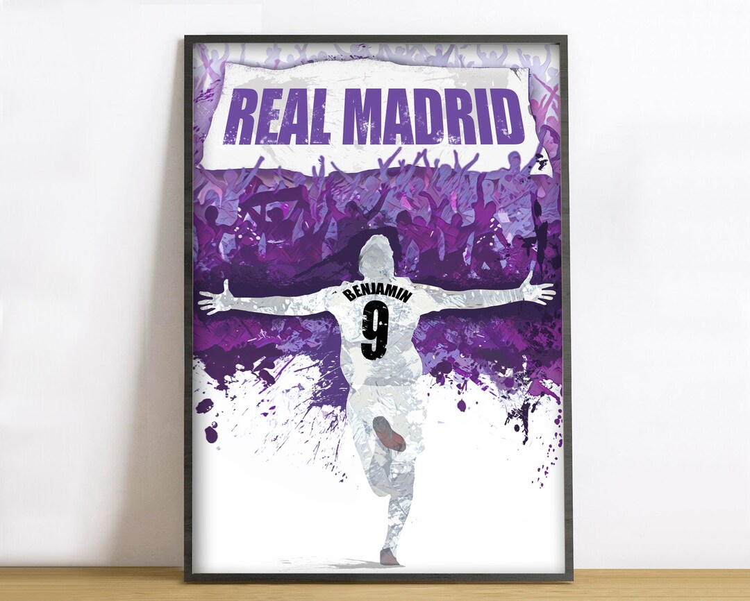 Personalized Football Poster: Custom Team Uniform, Name & Number - Etsy