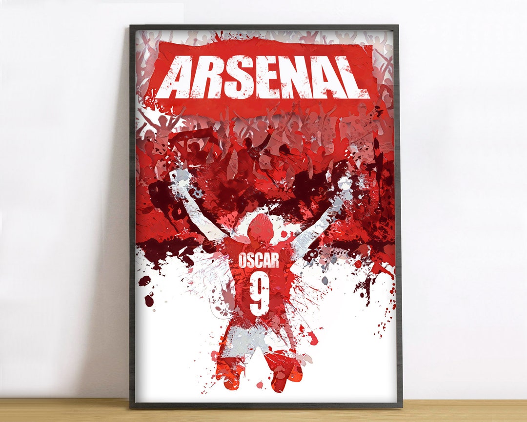 Personalized Football Team Poster: Custom Name & Number, Wall Art ...