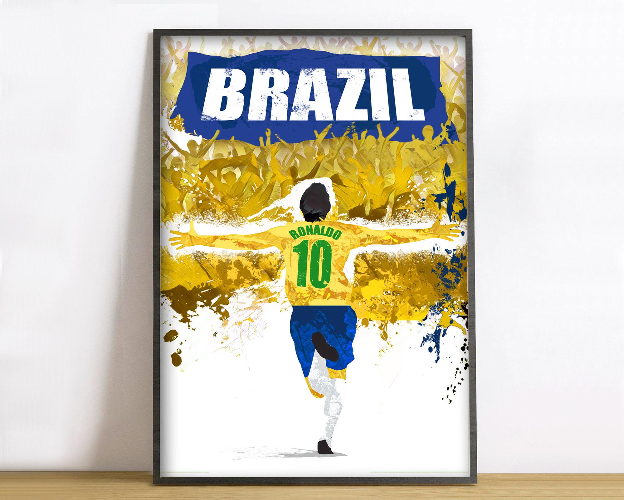 Personalized Football Poster: Custom Team Uniform, Name & Number - Etsy